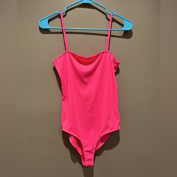 Heart & Hips | Tops | New Heart Hips Neon Pink Bodysuit Tank Top Summer ...
